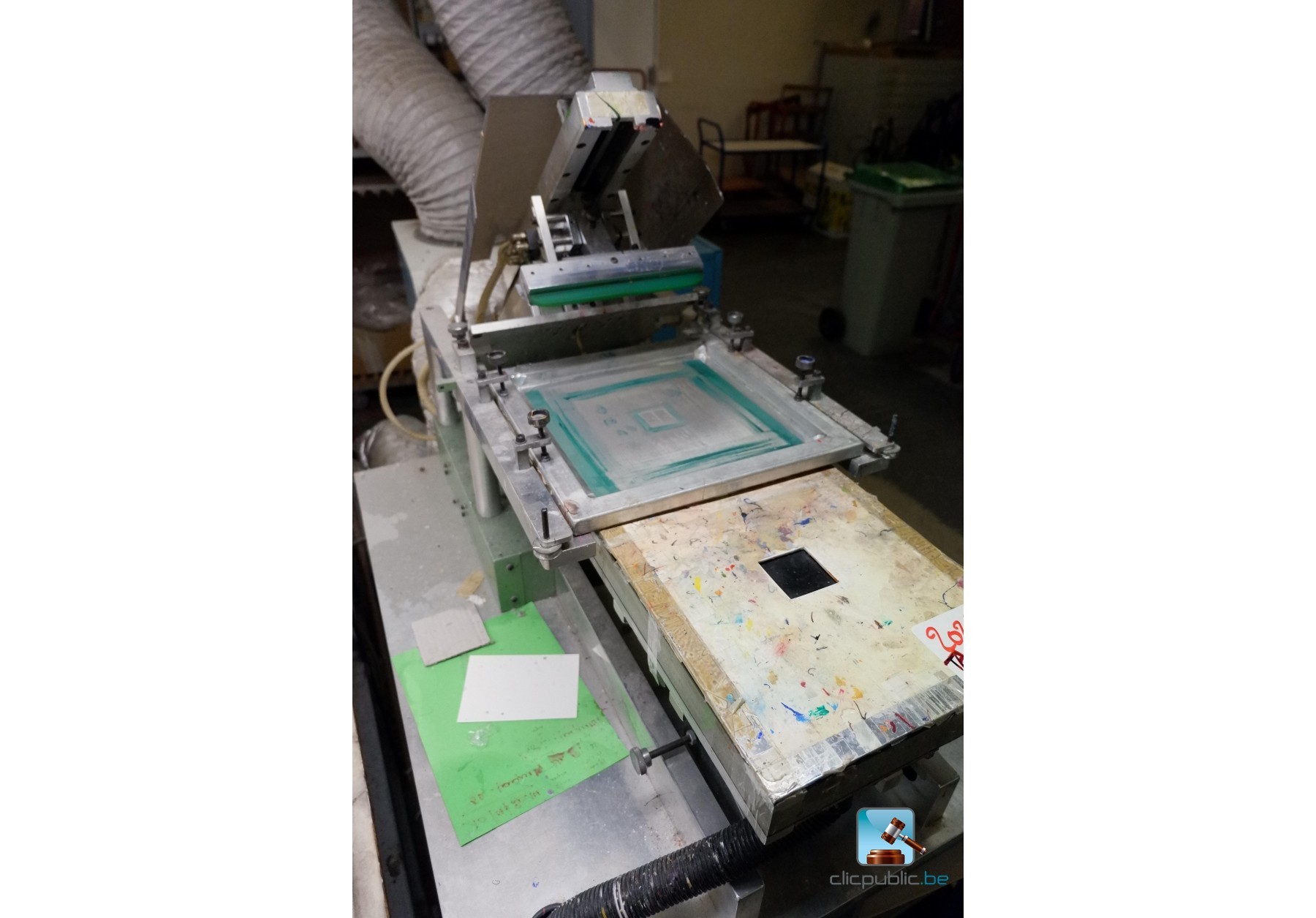 Table de sérigraphie - Clicpublic.lu, les ventes publiques en 1 clic.