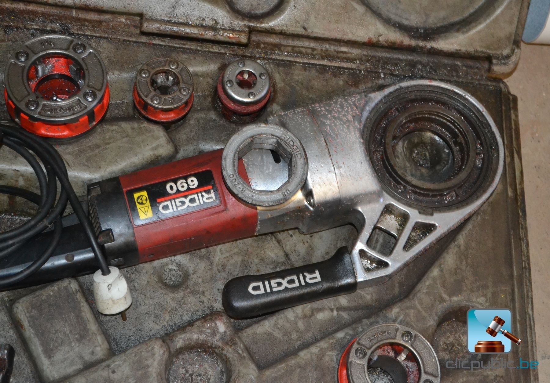 Filière électrique RIDGID 690 - Clicpublic.be, les ventes publiques en ...