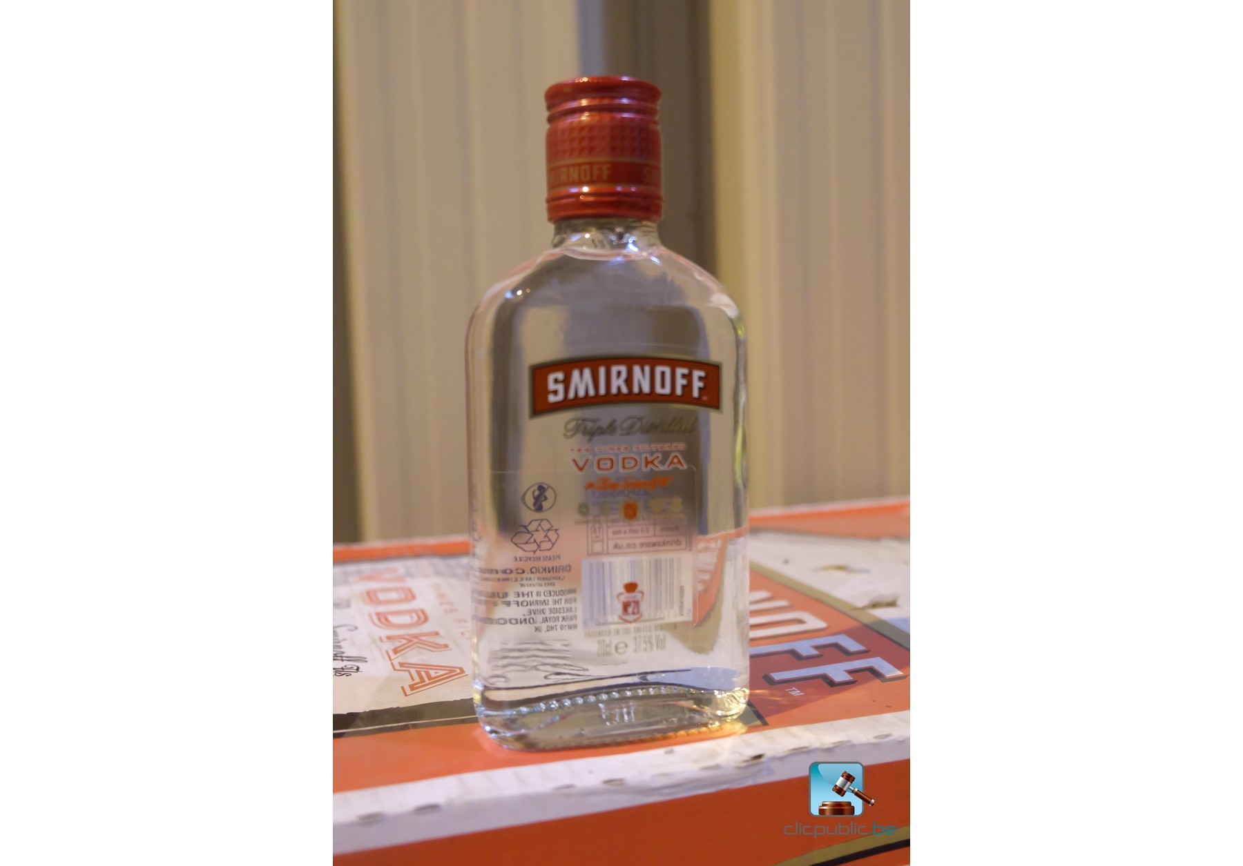 Lot de bouteilles de VODKA SMIRNOFF - Clicpublic.be, les ventes ...