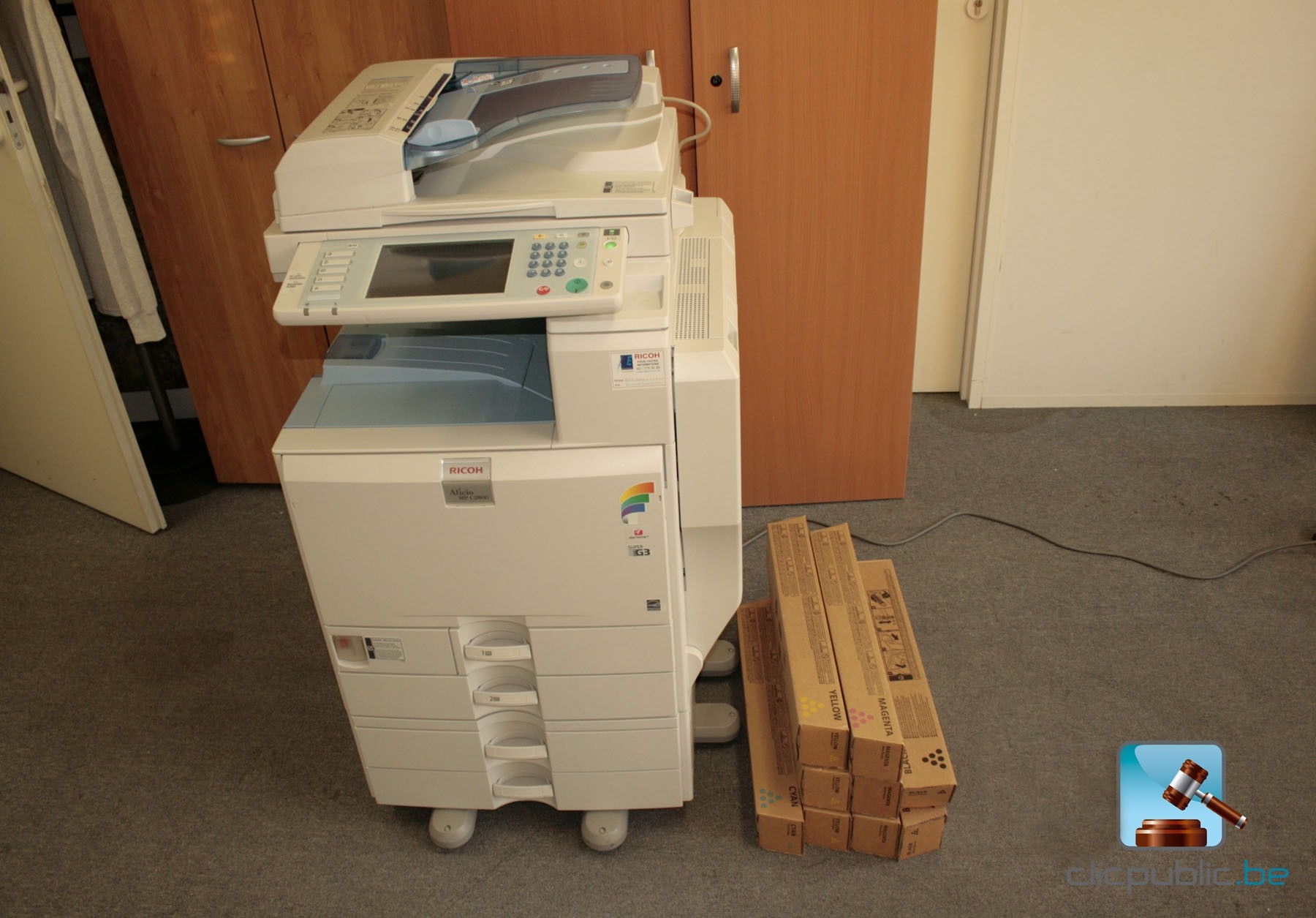 Copieur laser PRO multifonctionnel RICOH Aficio MP C2800 - Clicpublic ...