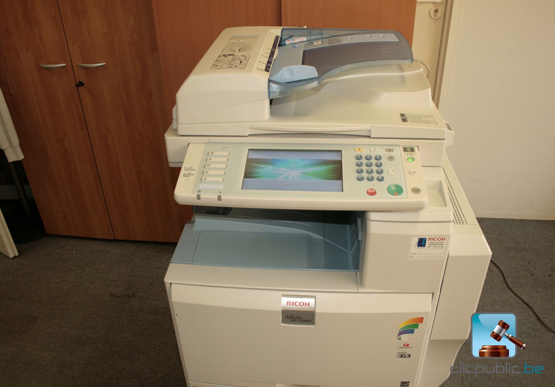 Copieur laser PRO multifonctionnel RICOH Aficio MP C2800 - Clicpublic ...