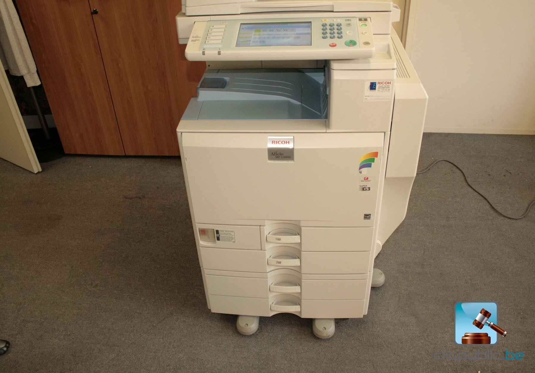 Copieur laser PRO multifonctionnel RICOH Aficio MP C2800 - Clicpublic ...