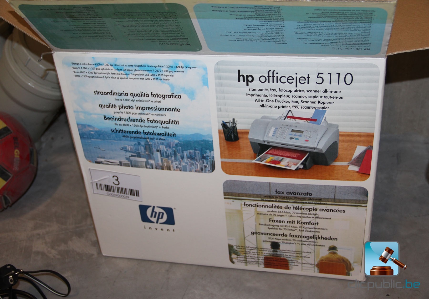 Imprimante HP Officejet 5110 - Clicpublic.be, les ventes publiques en 1 ...