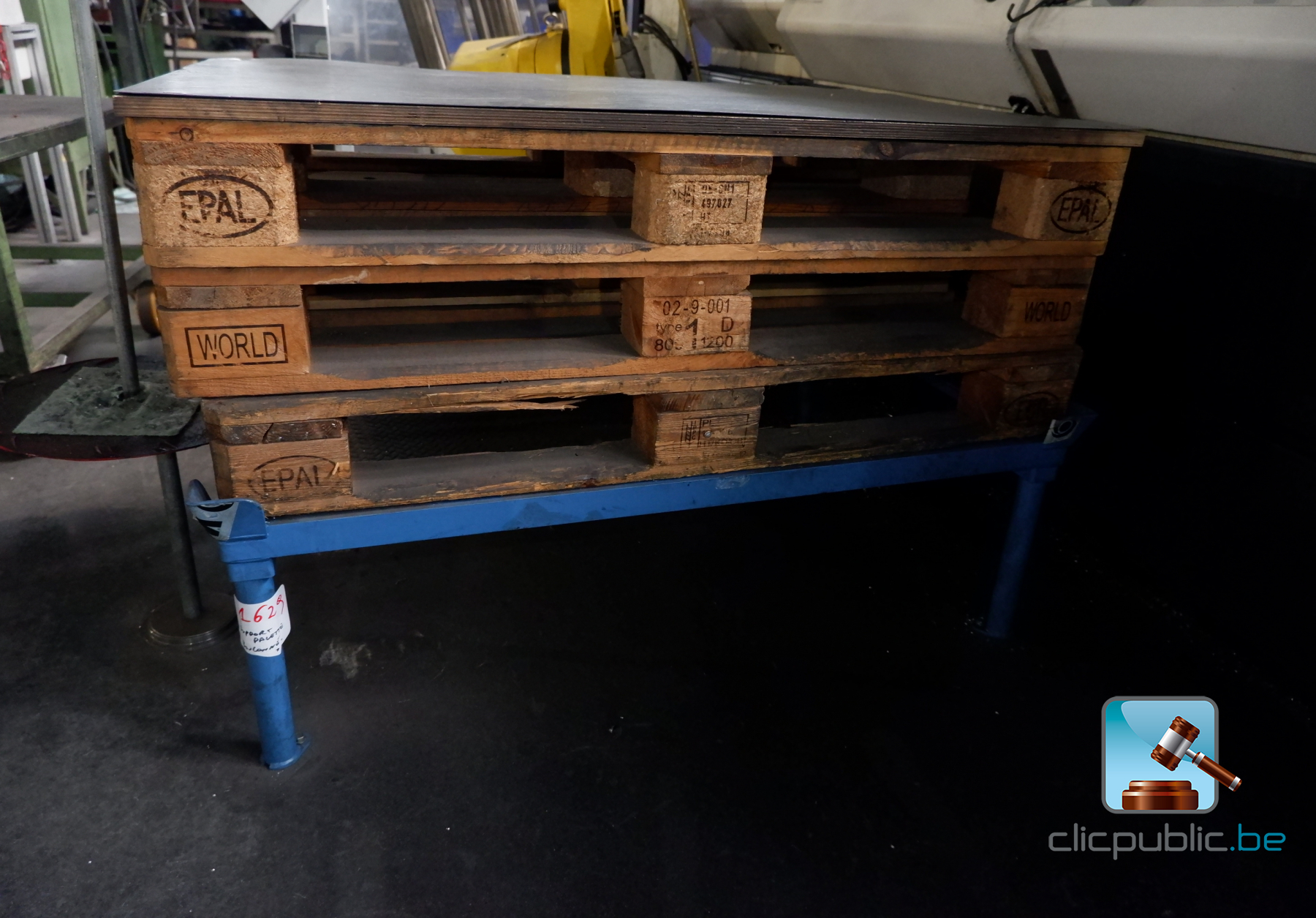 Support pour palettes - Clicpublic.be, les ventes publiques en 1 clic.