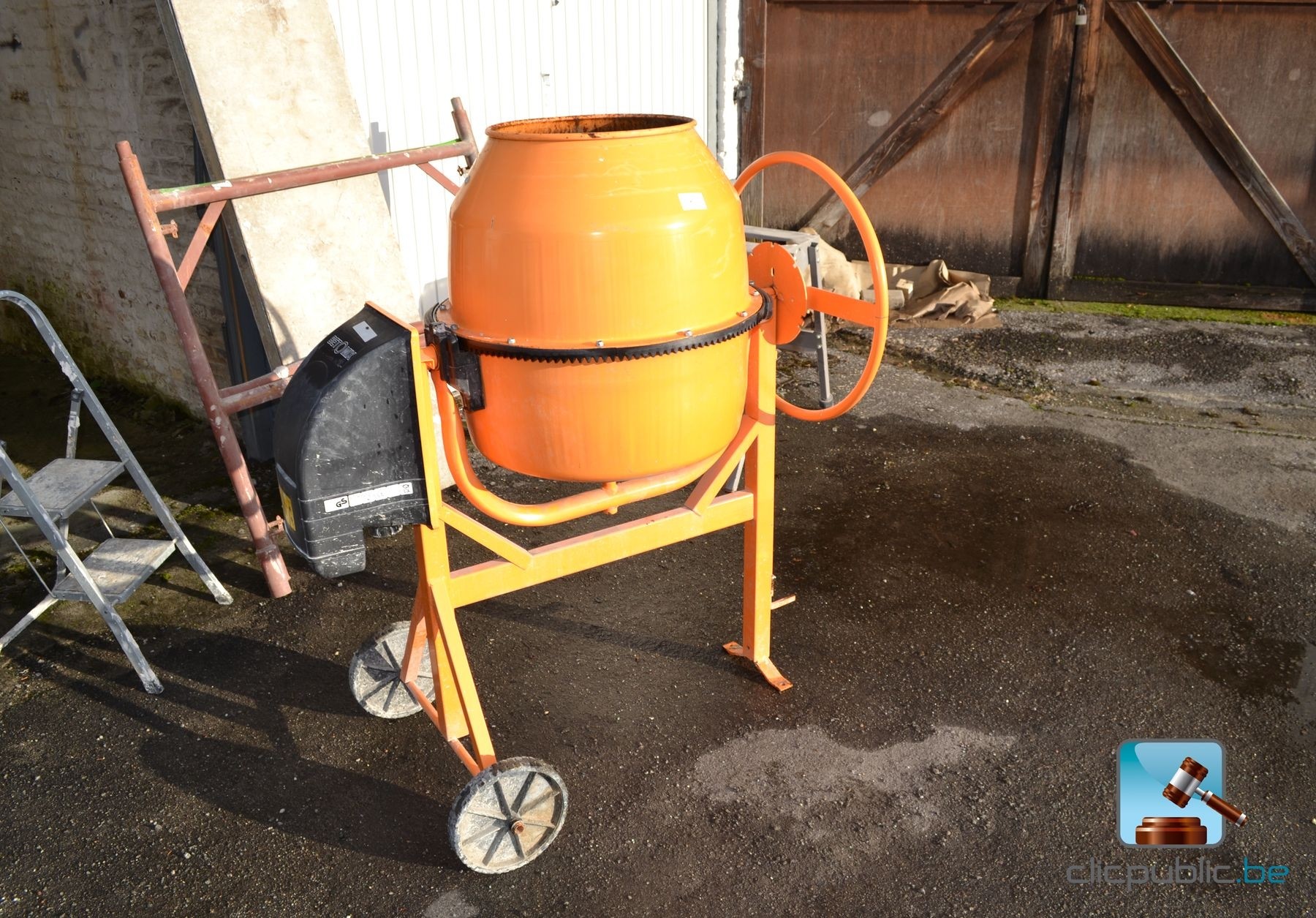 Bétonnière BETOMIX B180 - 174L (Ref. 2) - Clicpublic.be, les ventes ...