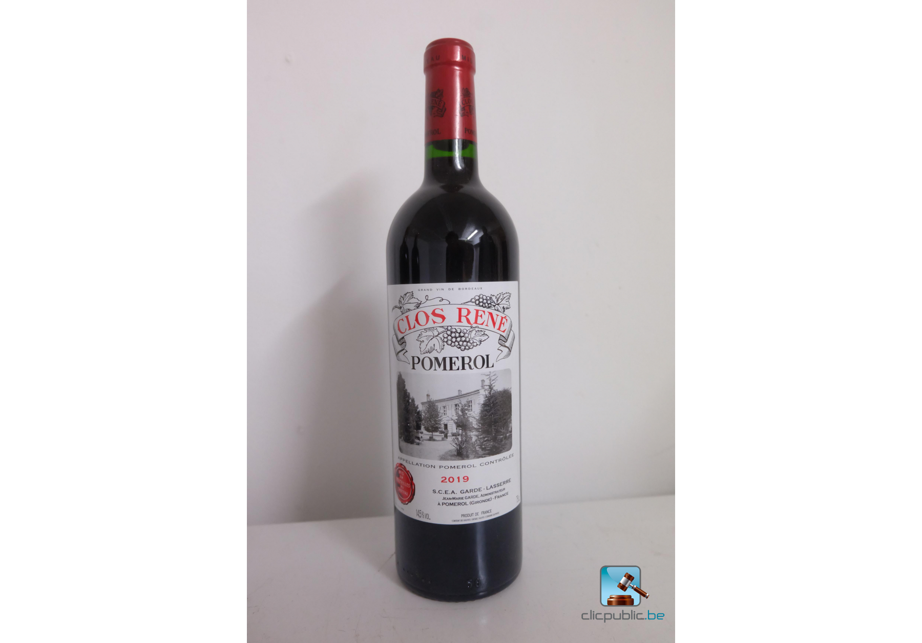 Lot de bouteilles de vin rouge - Clicpublic.be, les ventes publiques en ...