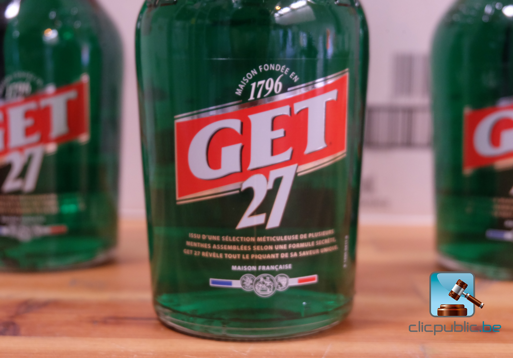 Lot de bouteilles de GET 27 - Clicpublic.be, les ventes publiques en 1 ...