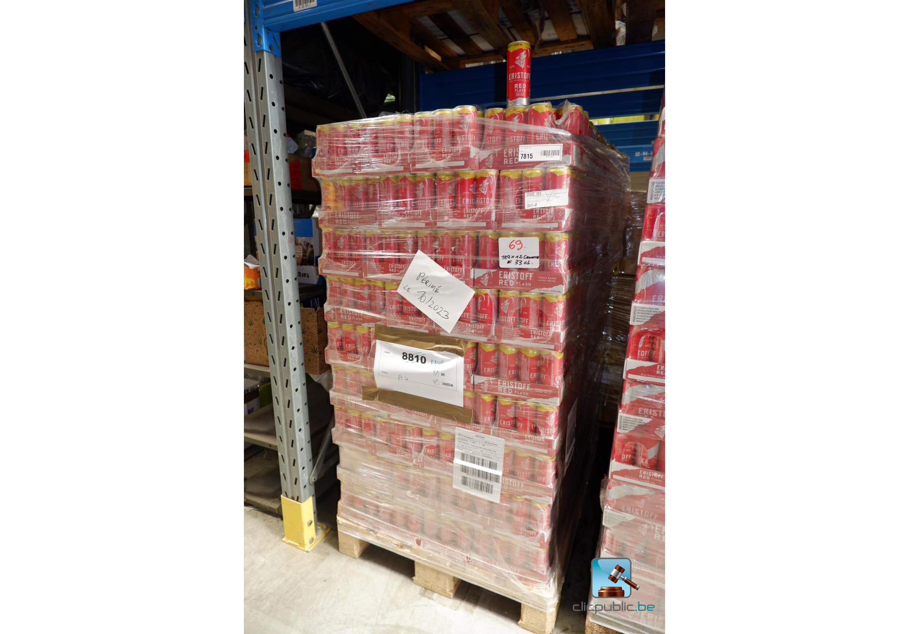 Grand lot d'ERISTOFF RED FLASH - Clicpublic.be, les ventes publiques en ...